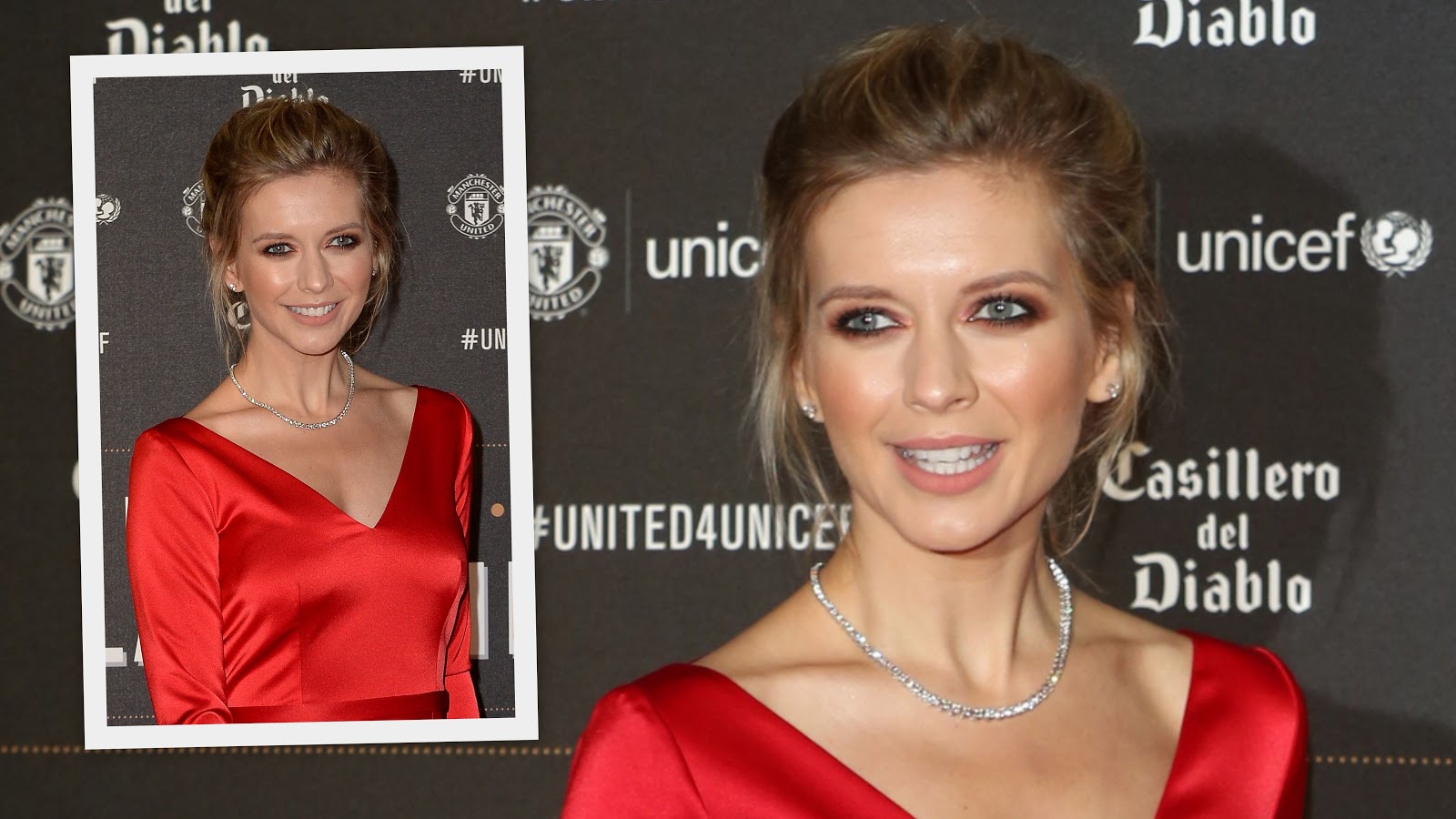 Rachel Riley Wallpapers: Rachel Riley - Red Silky Dress