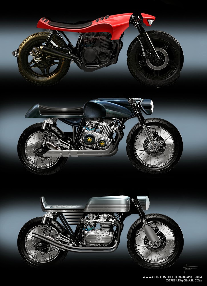 The hand that feeds: Cafe Racer Designs
