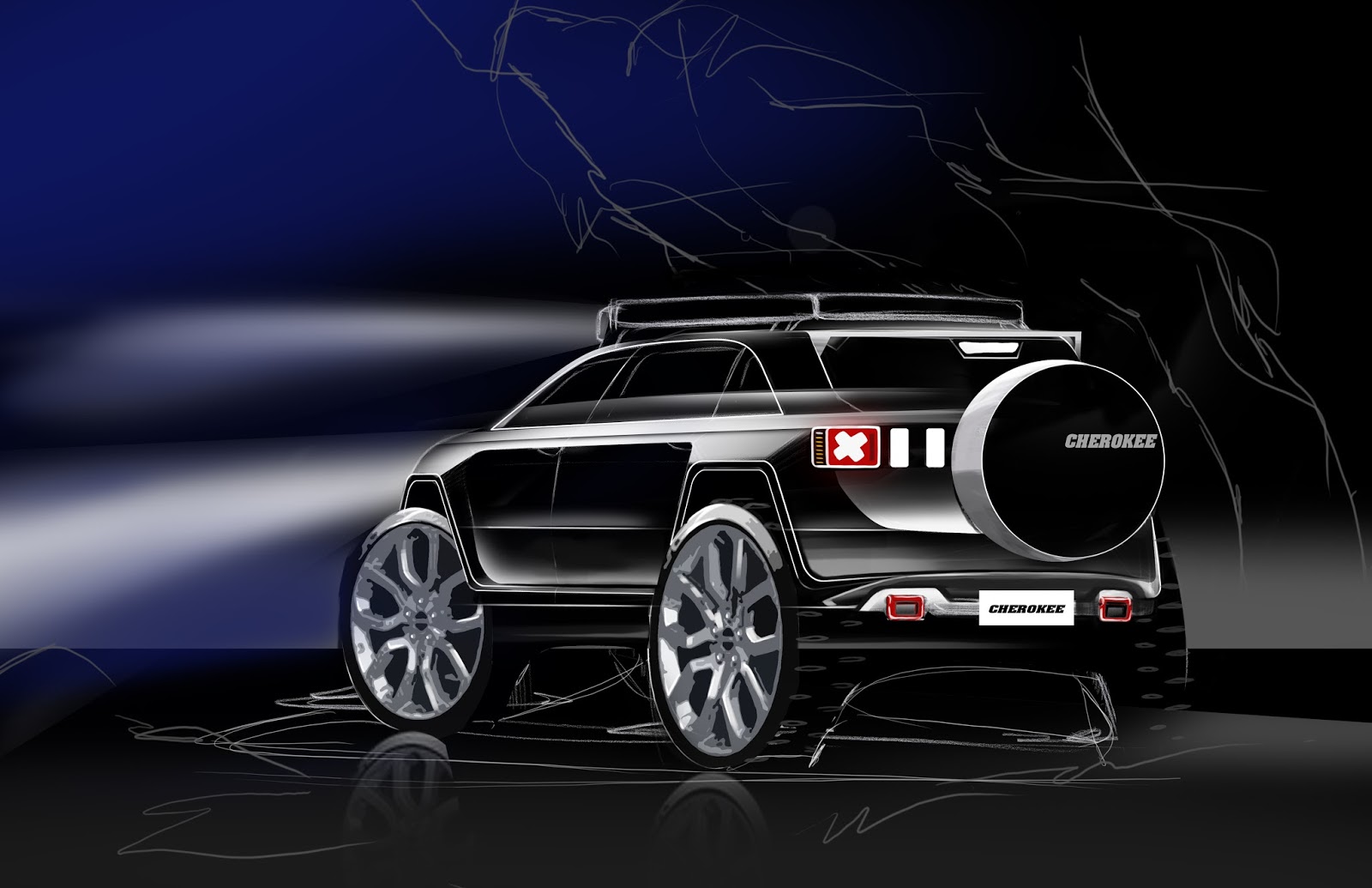 hjo design lab: 4X4 Offroader sketches + 'Mud Fun'