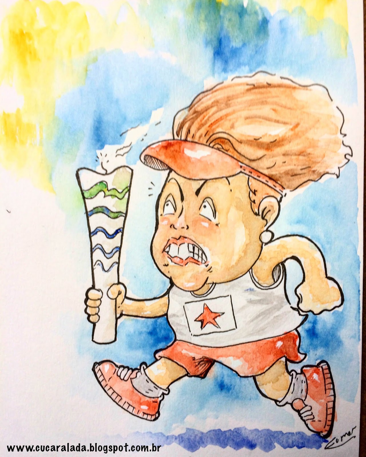 Cuca Ralada - Tirinhas, Charges e cartuns: Olimpiadas 2016, a Tocha ...