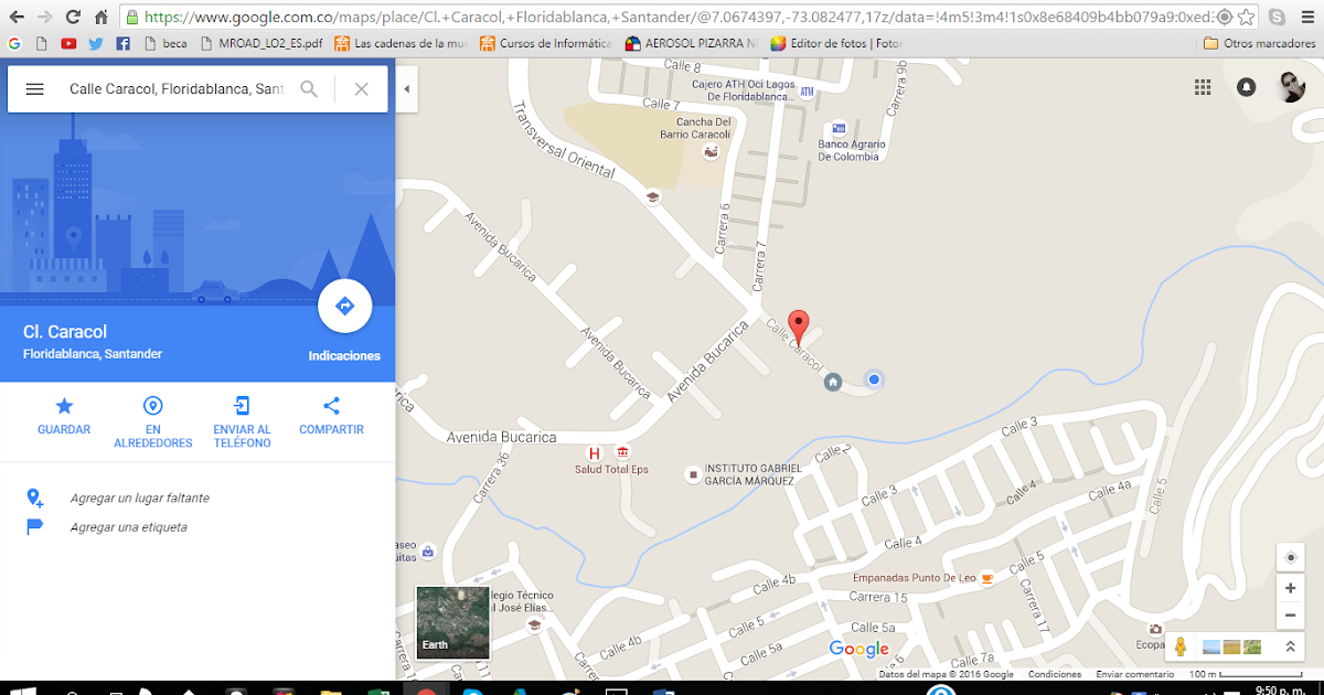 INTERNET BASICO UNAB : GOOGLE MAPS