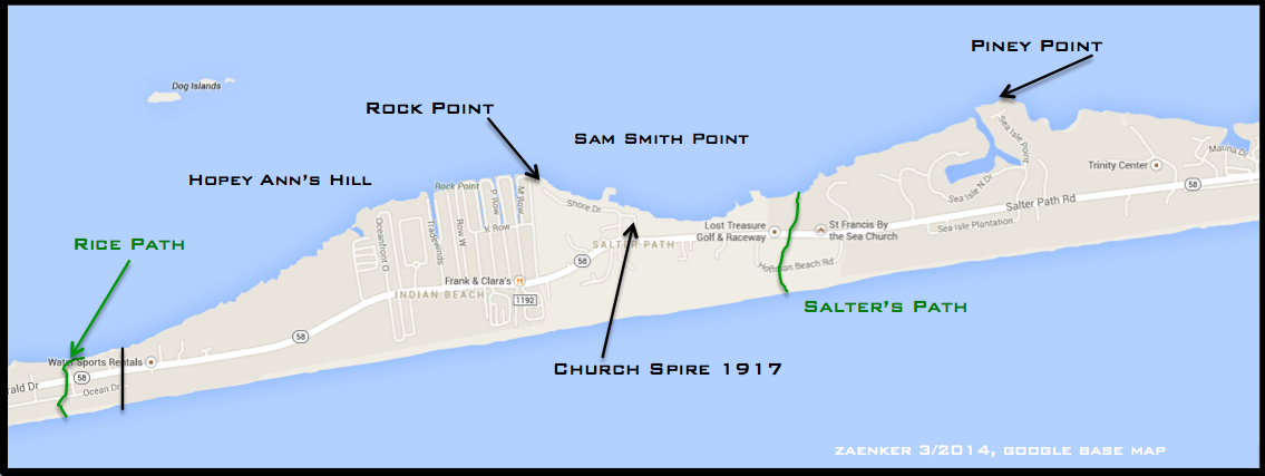 1505 Salter Path Nc Map - Map