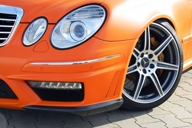 Mercedes-Benz W211 E55 AMG Orange matte | BENZTUNING