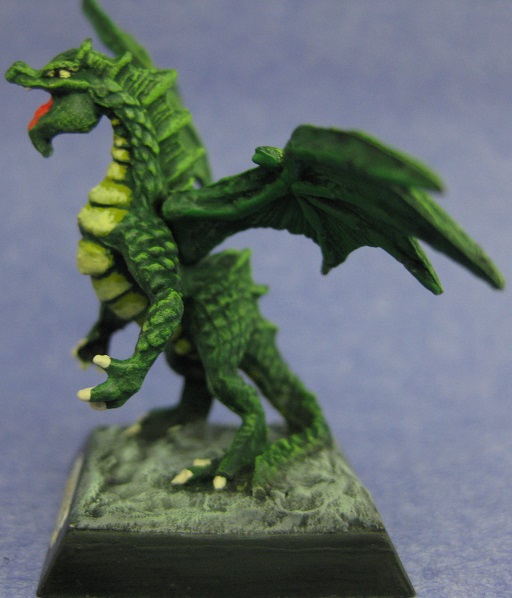 Miniature Painting: Reaper Miniatures Dragon Hatchling Green - 77272