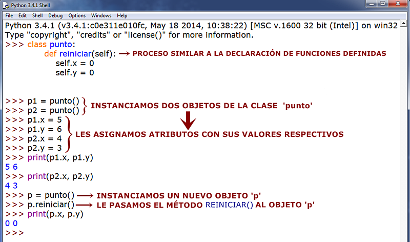 APRENDER A PROGRAMAR CON PYTHON: CLASES I