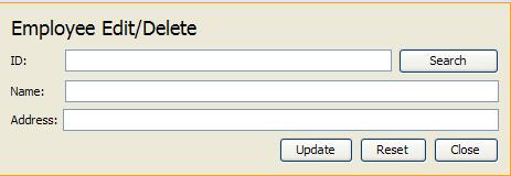 JavaDB NetBeans MVC Framework