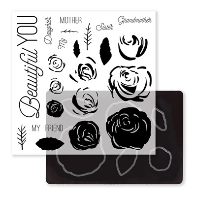 Creations With Michelle: Beautiful You Triple Layer Stamping