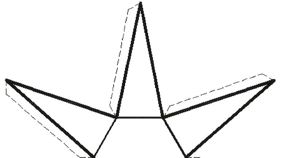PIRÂMIDE HEXAGONAL PARA IMPRIMIR - SÓLIDOS GEOMÉTRICOS - IMAGENS AMPLIADAS