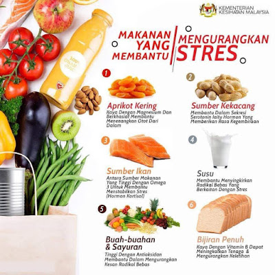 Cara Nak Hilangkan Stress Melalui Pemakanan Seimbang - JabaritaroLucas