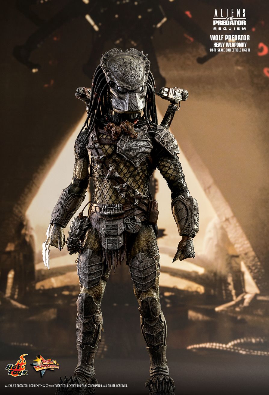 toyhaven: Hot Toys Aliens vs. Predator: Requiem 1/6th Wolf Predator ...