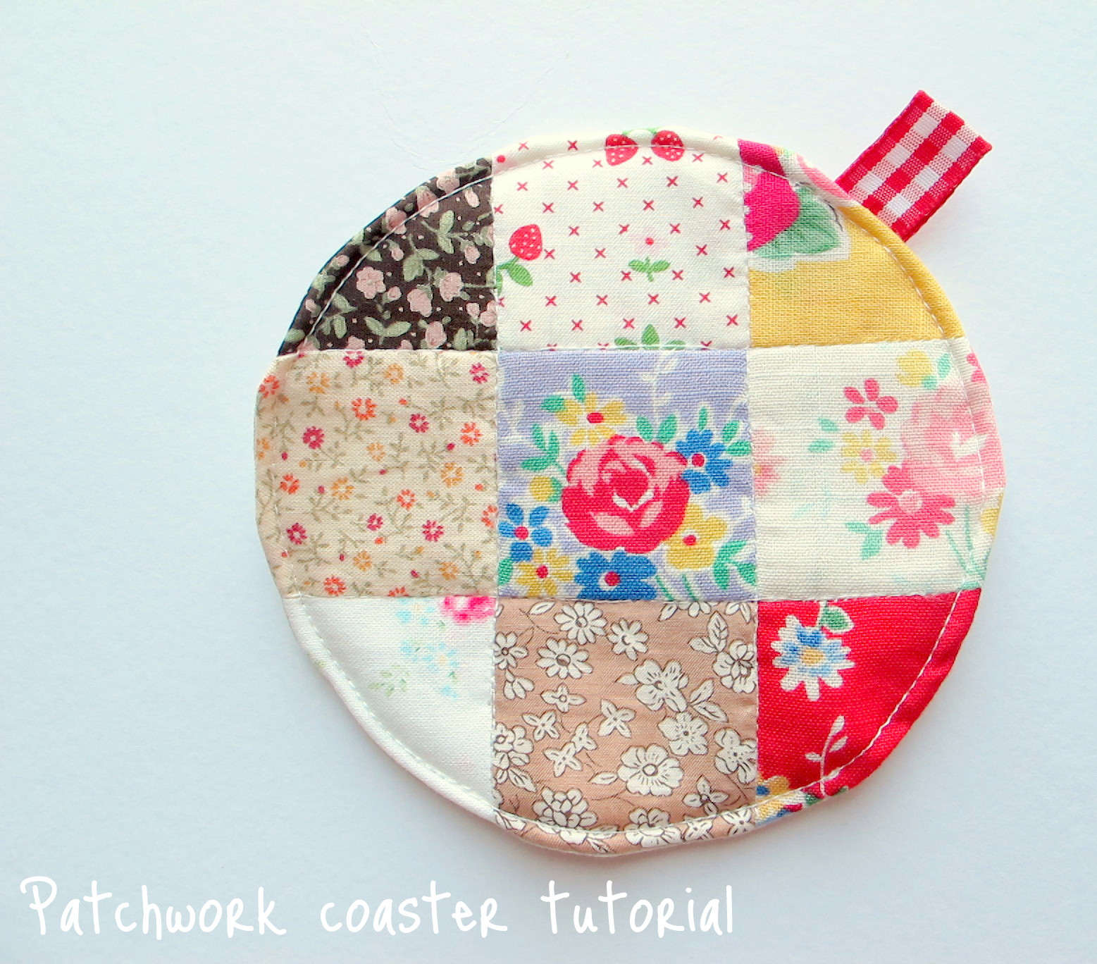 Patchwork coaster: Tutorial - zakkaArt