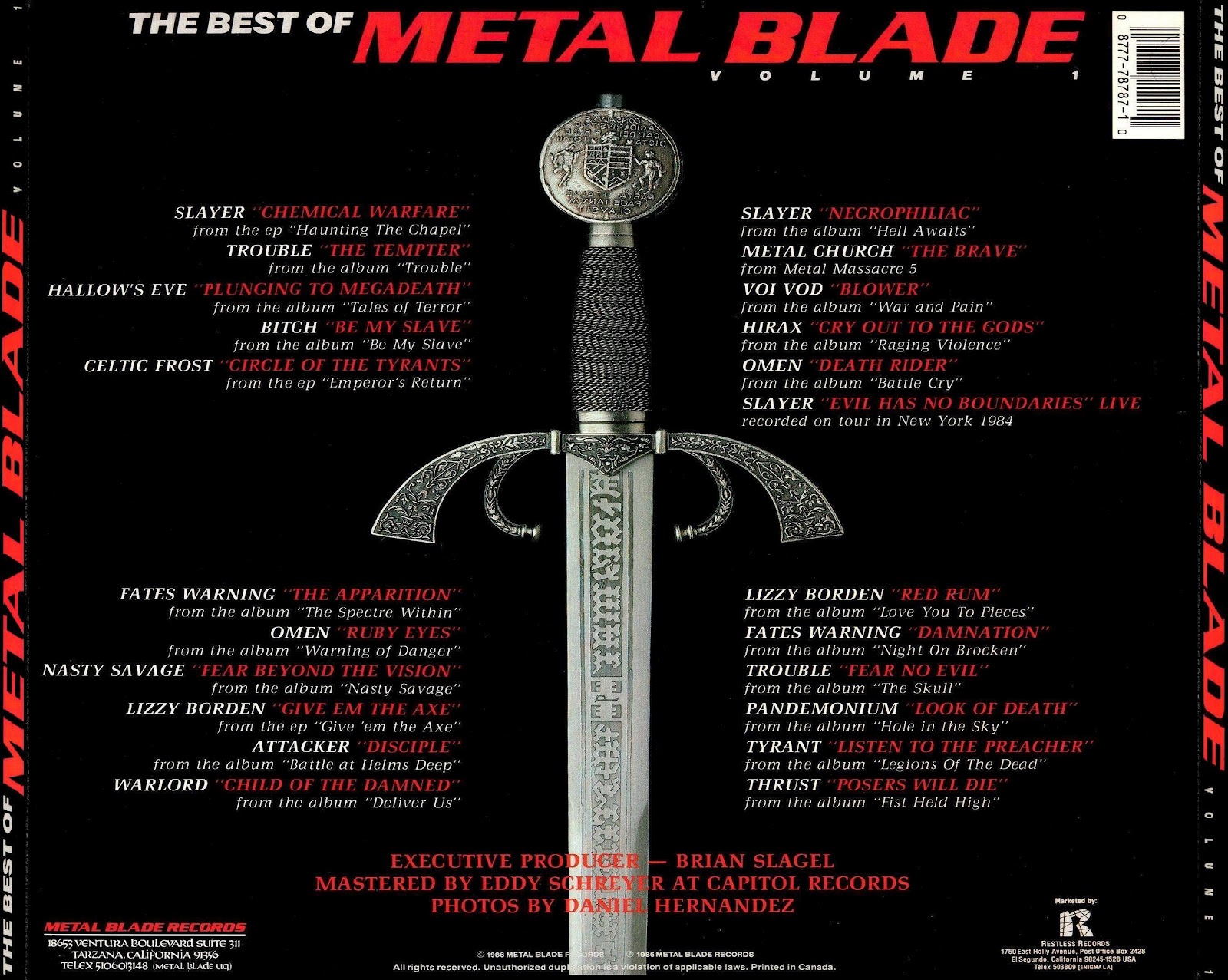 BlooD AnD HonoR MetaL: Various Artists - The Best Of Metal Blade ...