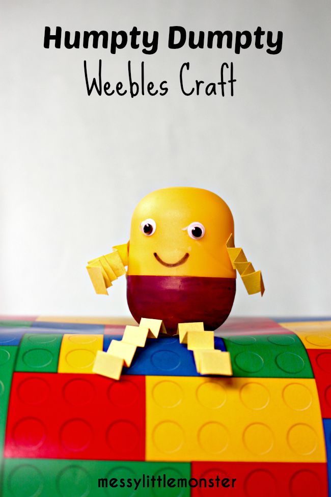 Humpty Dumpty Weebles - Messy Little Monster