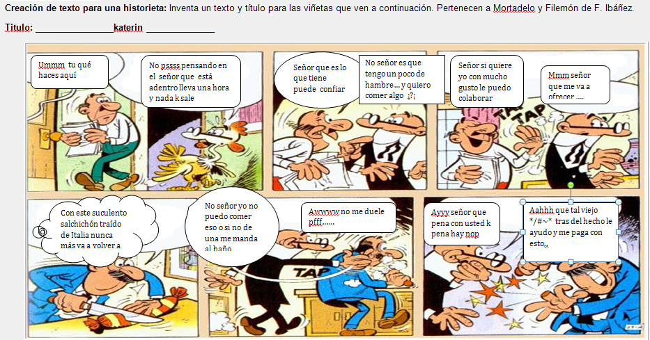 IED MANUELA BELTRAN: Caricaturas