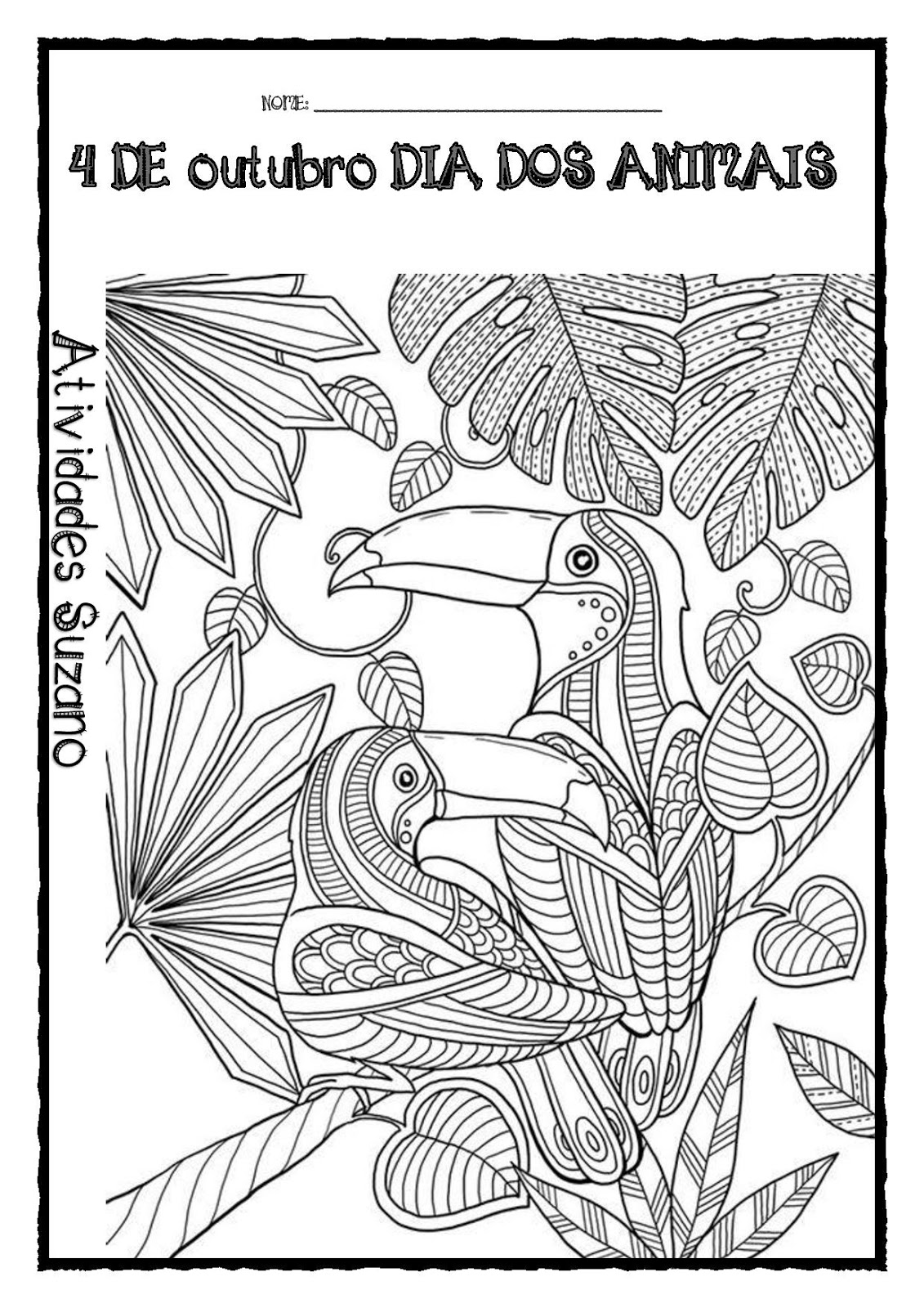 4 de outubro dia dos animais