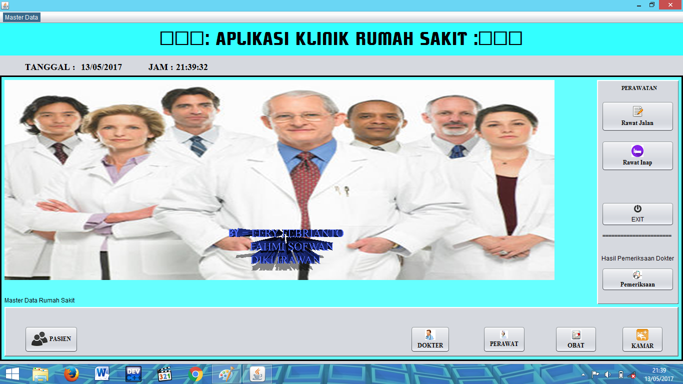 Aplikasi Rumah Sakit Menggunakan Java Netbeans dan Mysql (CRUD ...
