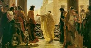 el místico: "Jesús es condenado a muerte" 1a estación