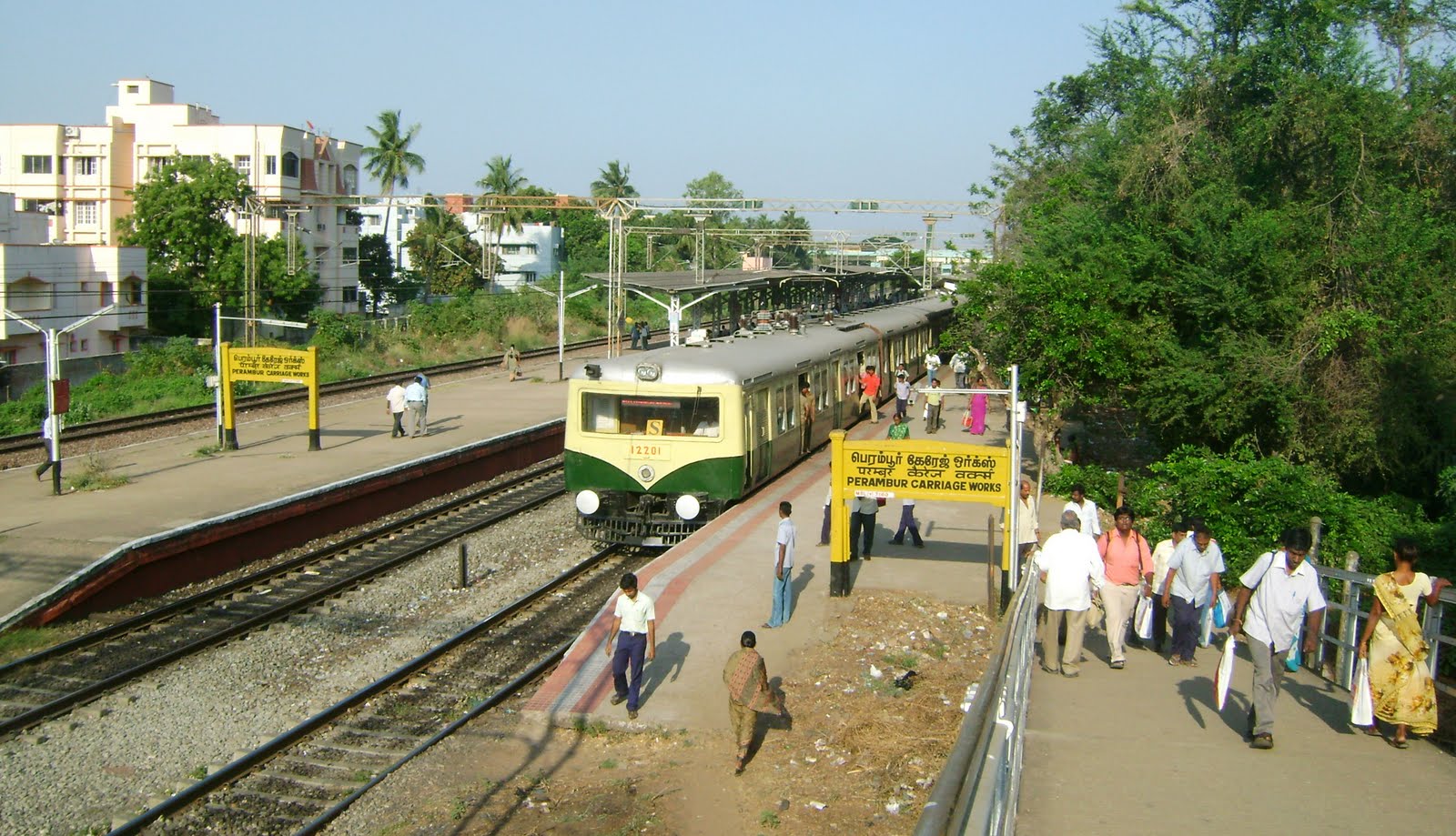 Anna Nagar Daily: Perambur Carriage Works Railway Station Lacks Amenities