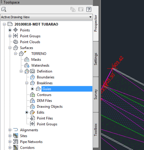 Autodesk - Civil 3D - Brazil: BREAKLINES ESPECIAIS