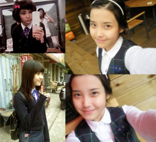 I’m only a Little Cloud In the Blue Sky~~: photo pre debut-debut IU (baby-now)