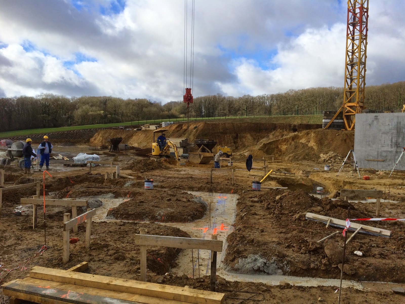 SAJH l'Horizon: Début des fondations du bâtiment principal (phase 2) 2 ...