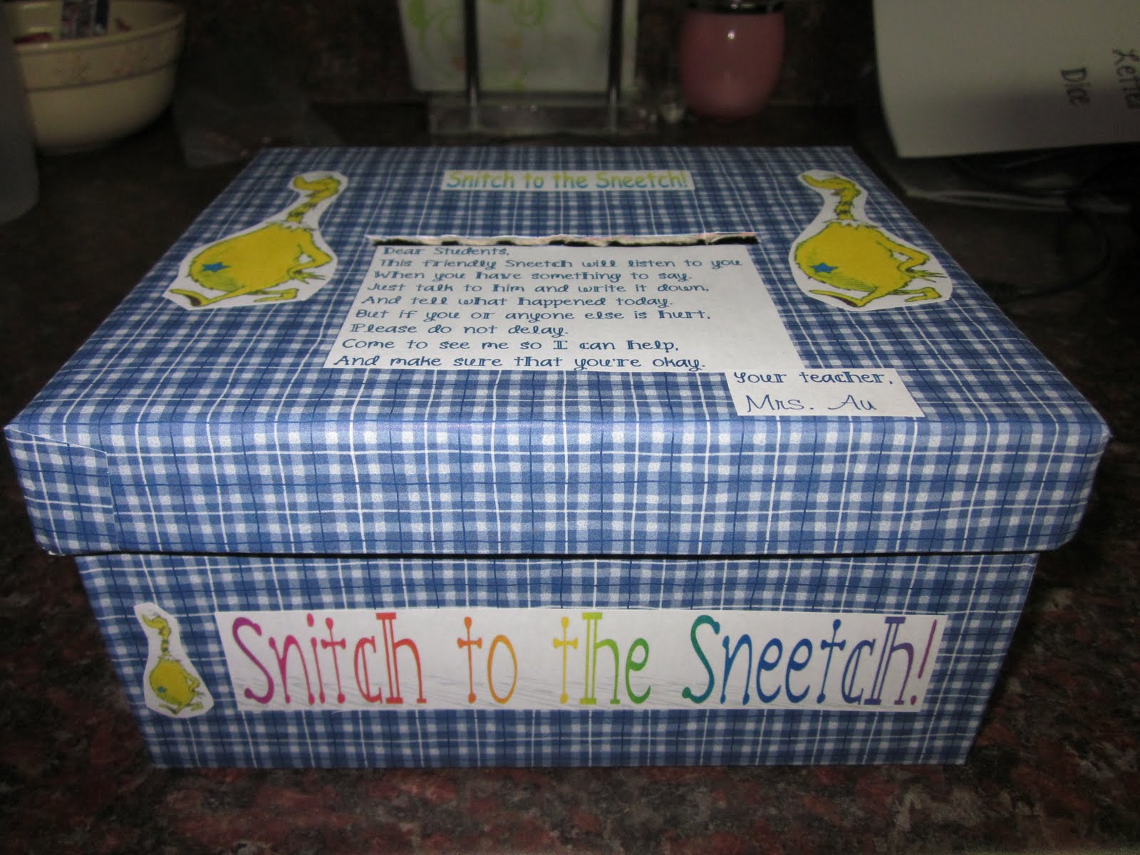 Kids Rock!: Snitch to the Sneetch