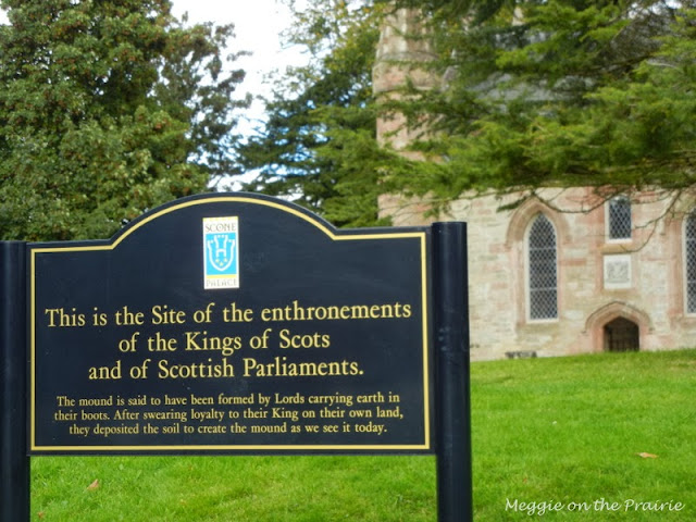Meggie On The Prairie: The Moot Hill.... Scone Palace, Scotland