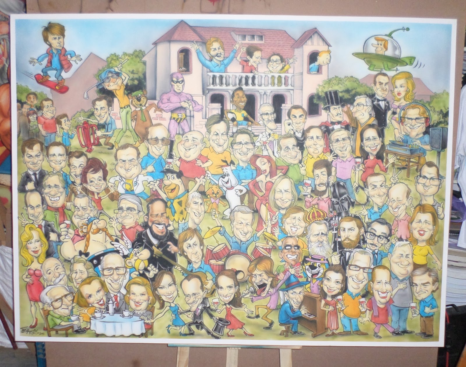 EduArte's: Quadros personalizados com caricaturas!