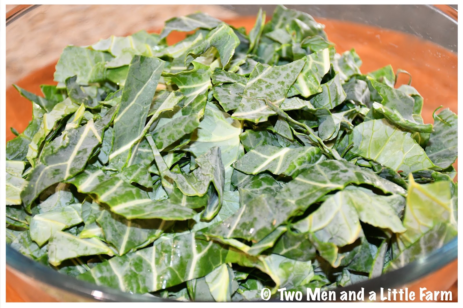 Two Men and a Little Farm: CREAMED COLLARD GREENS RECIPE