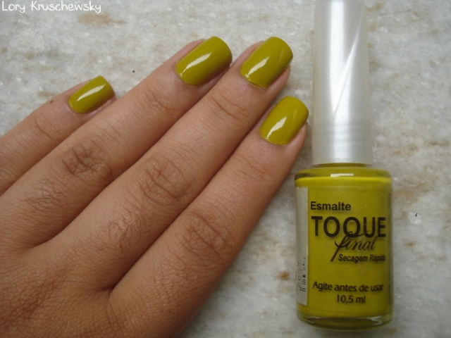 Eu Quero esse Esmalte!: Esmalte Toque Final: Mostarda