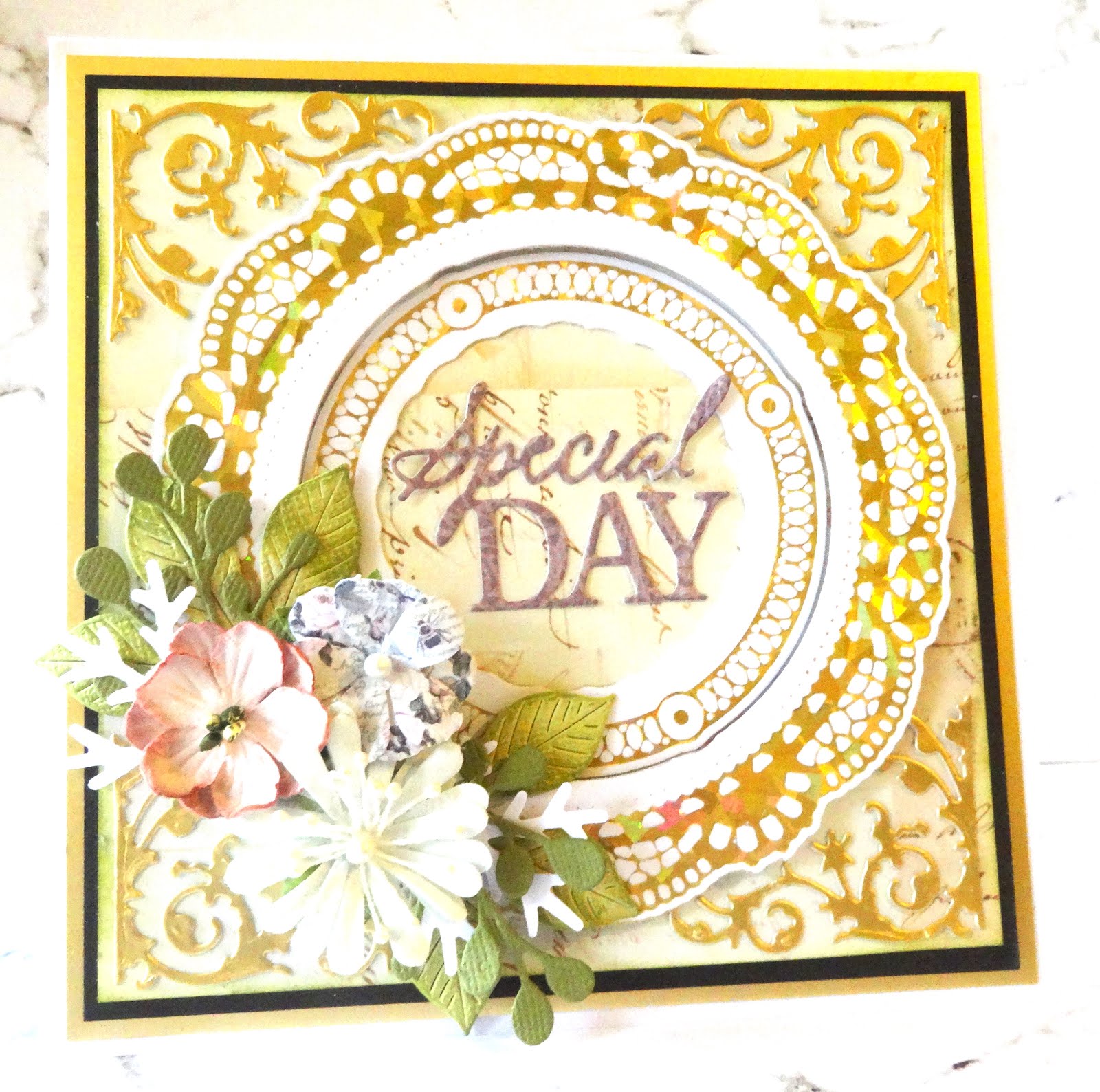Lacey Framed cards - 3 ways with Adriana - Couture Creations
