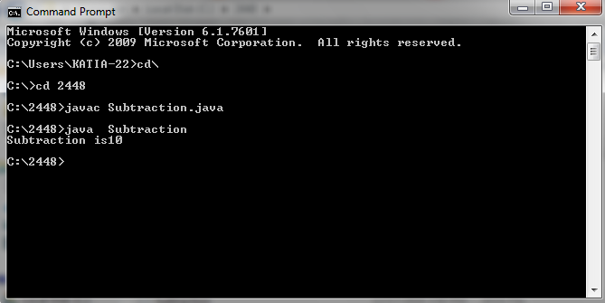 JAVA PROGRAM SUBTRACTION ~ BHAILOG PROGRAMMER