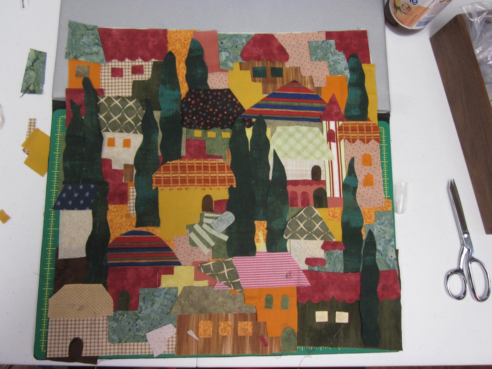Jean's Quilting Page: Happy Village finish!