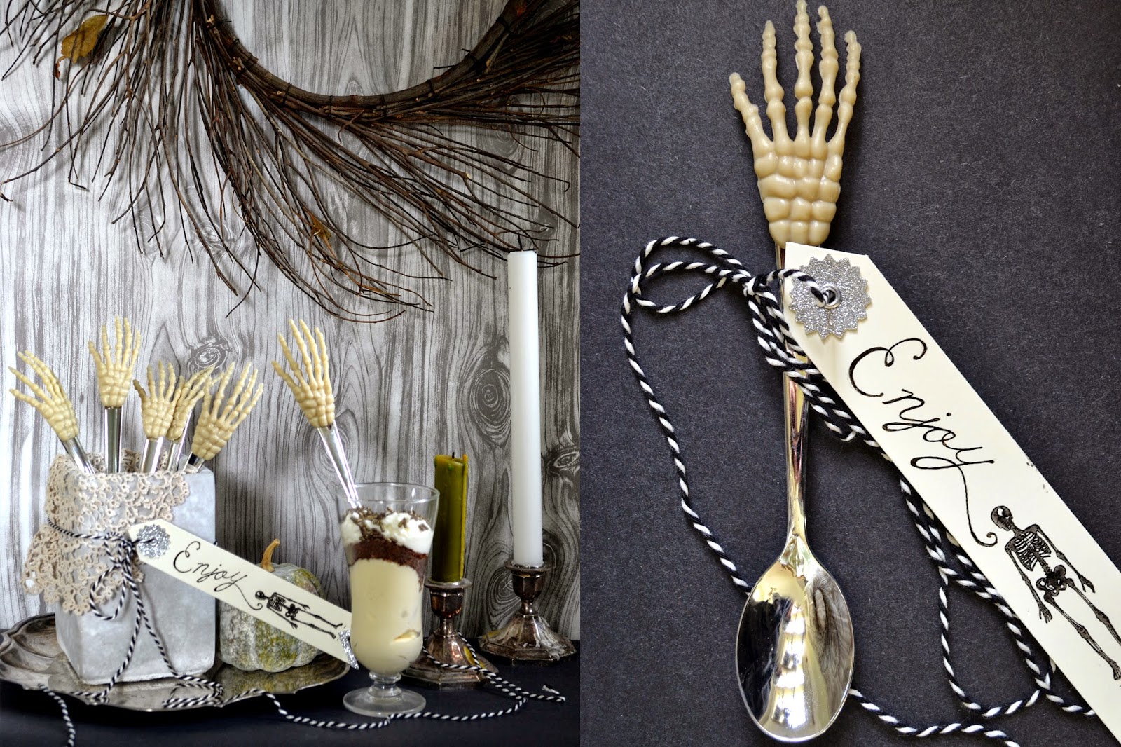 Attic Lace: Halloween DIY: Spooky Spoons!