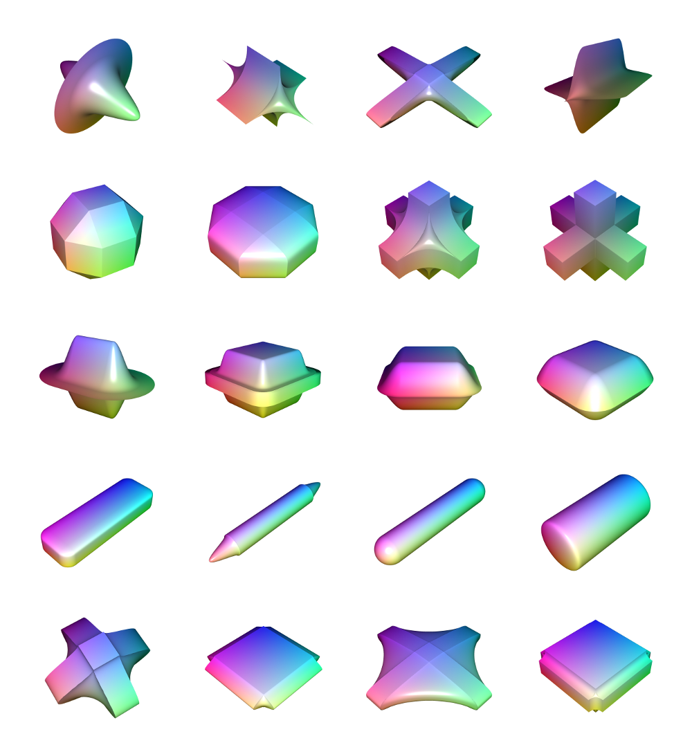 Fun math art (pictures) - benice equation: Rounded Cuboid with ...