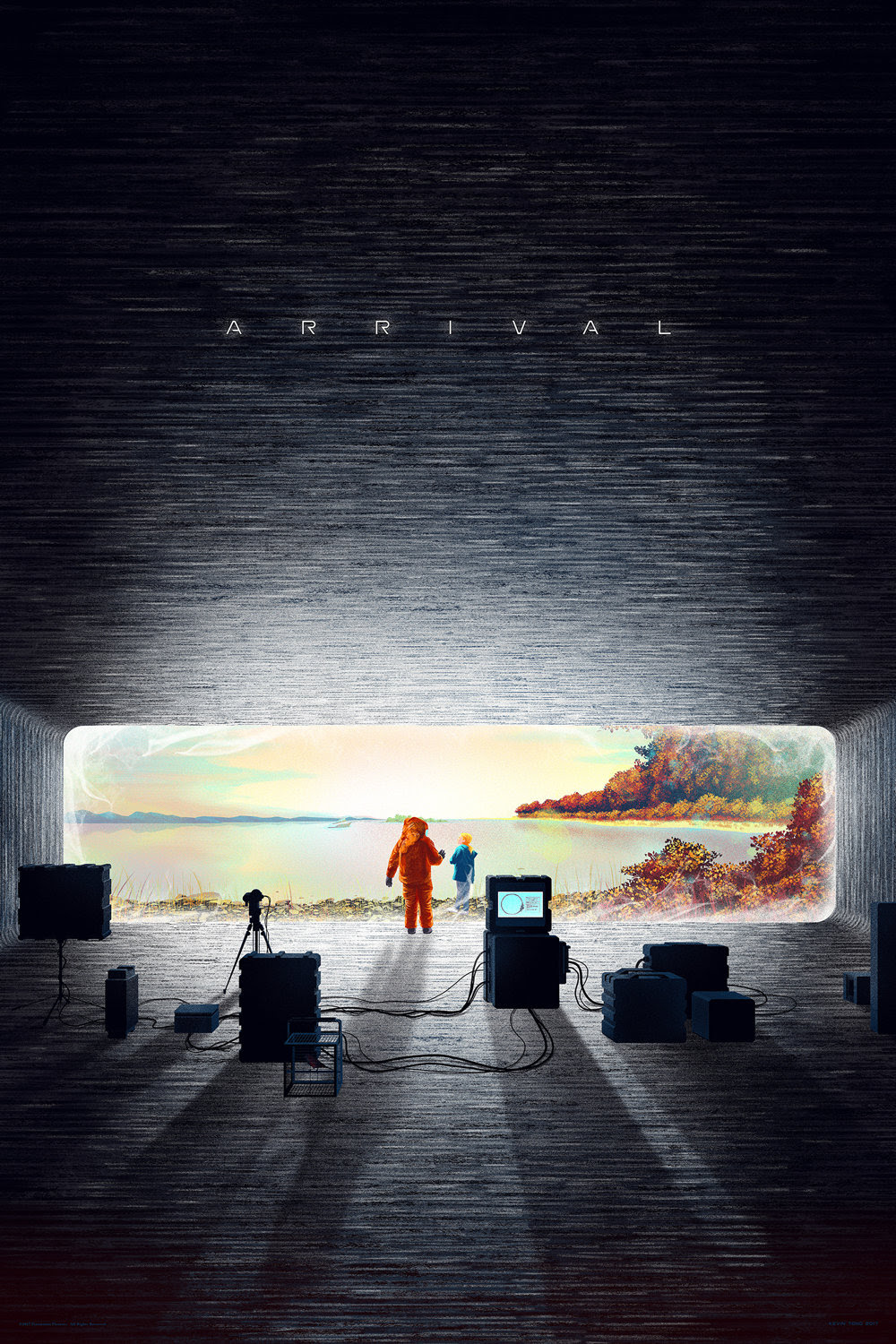 INSIDE THE ROCK POSTER FRAME BLOG: Kevin Tong Arrival Movie Poster ...
