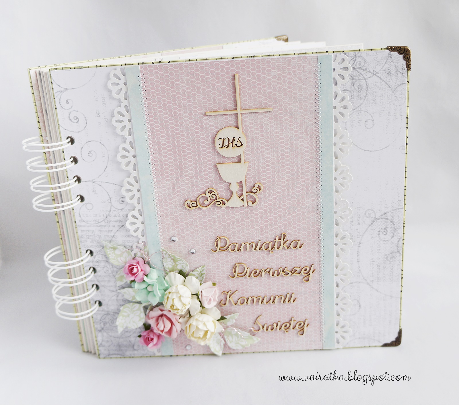 Blog Craft Passion: Album komunijny/First Holy Communion album
