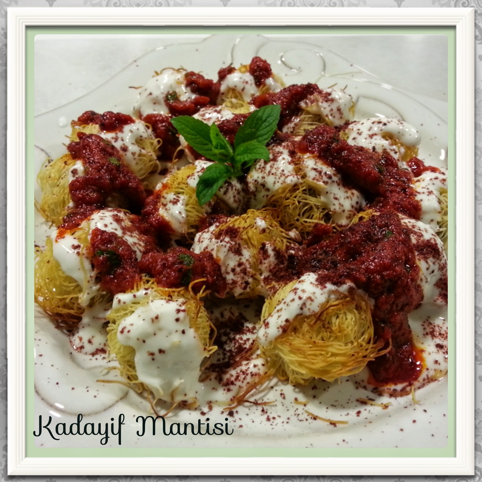 ALACARTE by Neslos : KADAYIF MANTISI VE REFİKA BİRGÜL İLE MUCİZE LEZZETLER