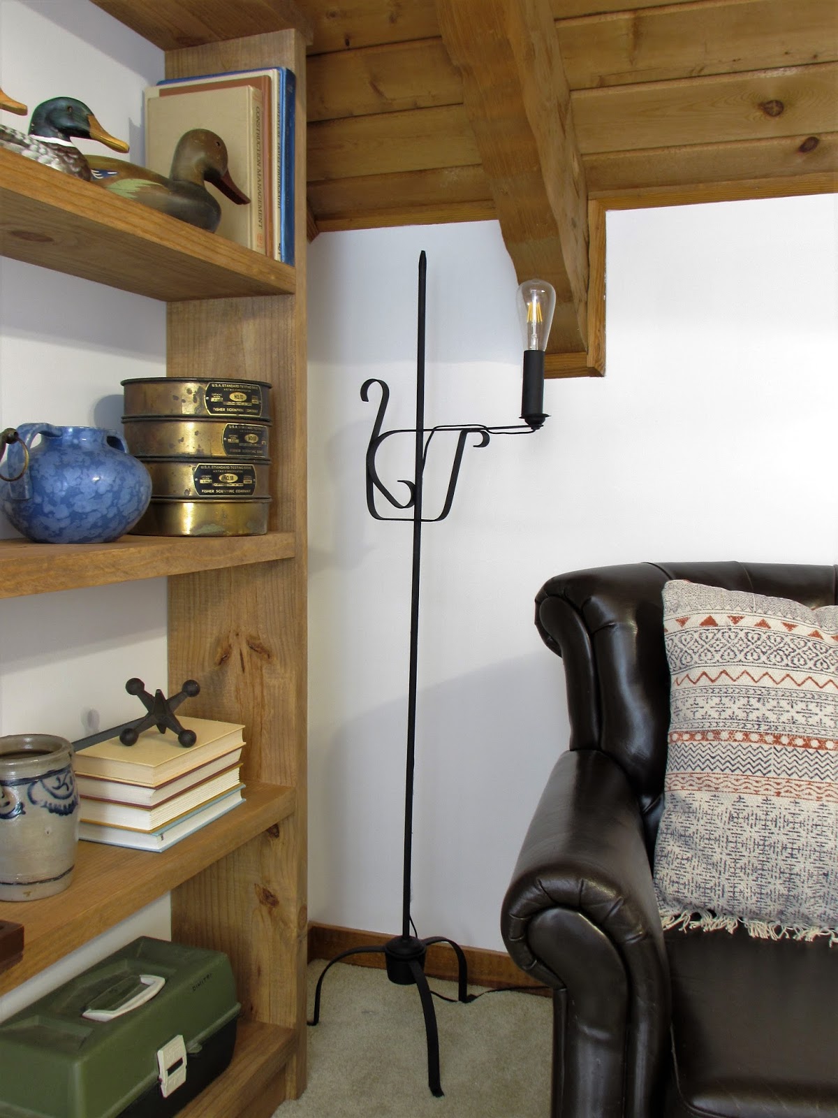 Wrought Iron Floor Lamp Makeover | The Roots of Home