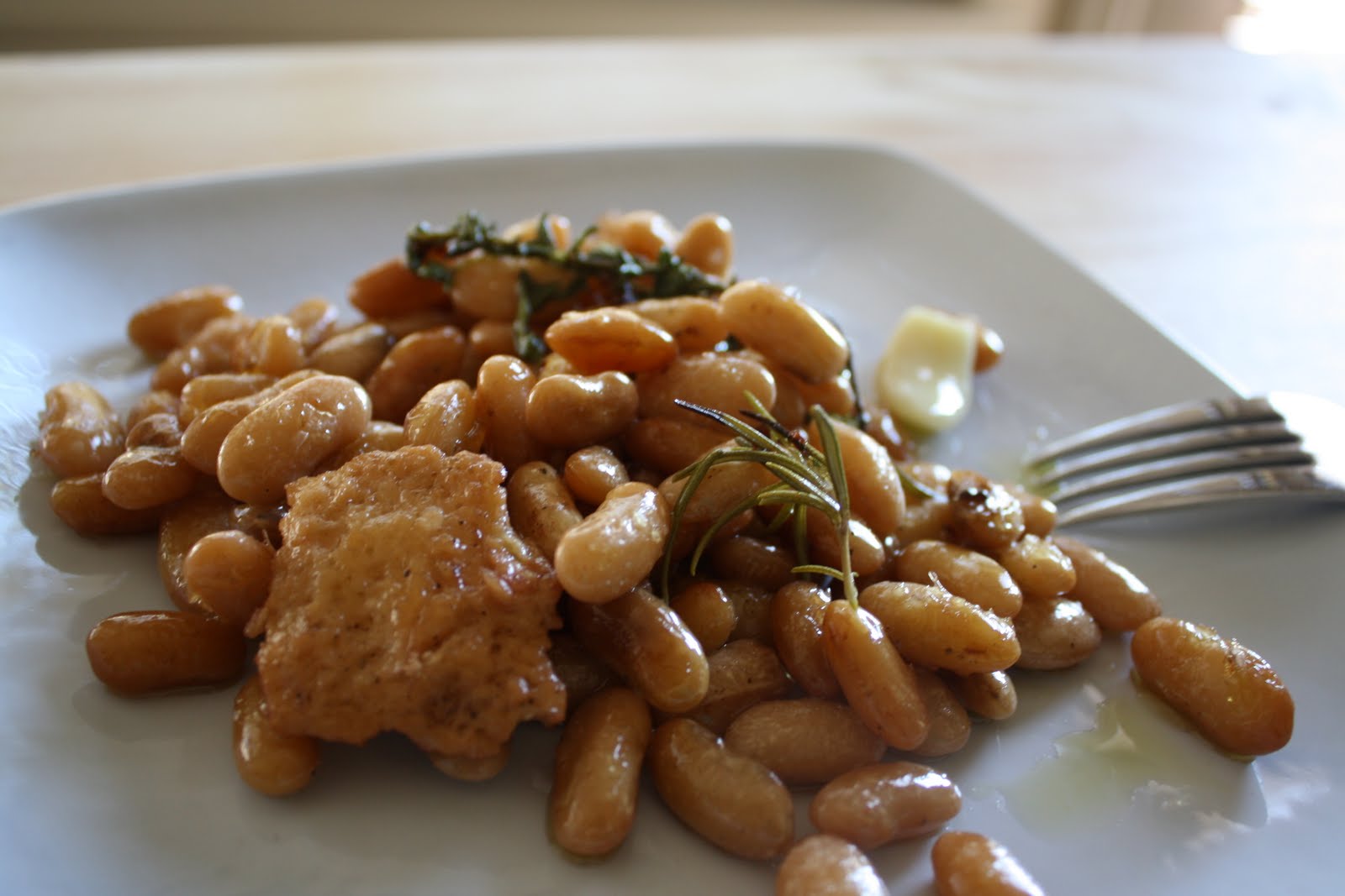 Lactose-Free Girl: Braised White Beans