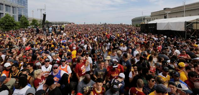 Cleveland celebrates Cavaliers with huge NBA victory parade (photos)