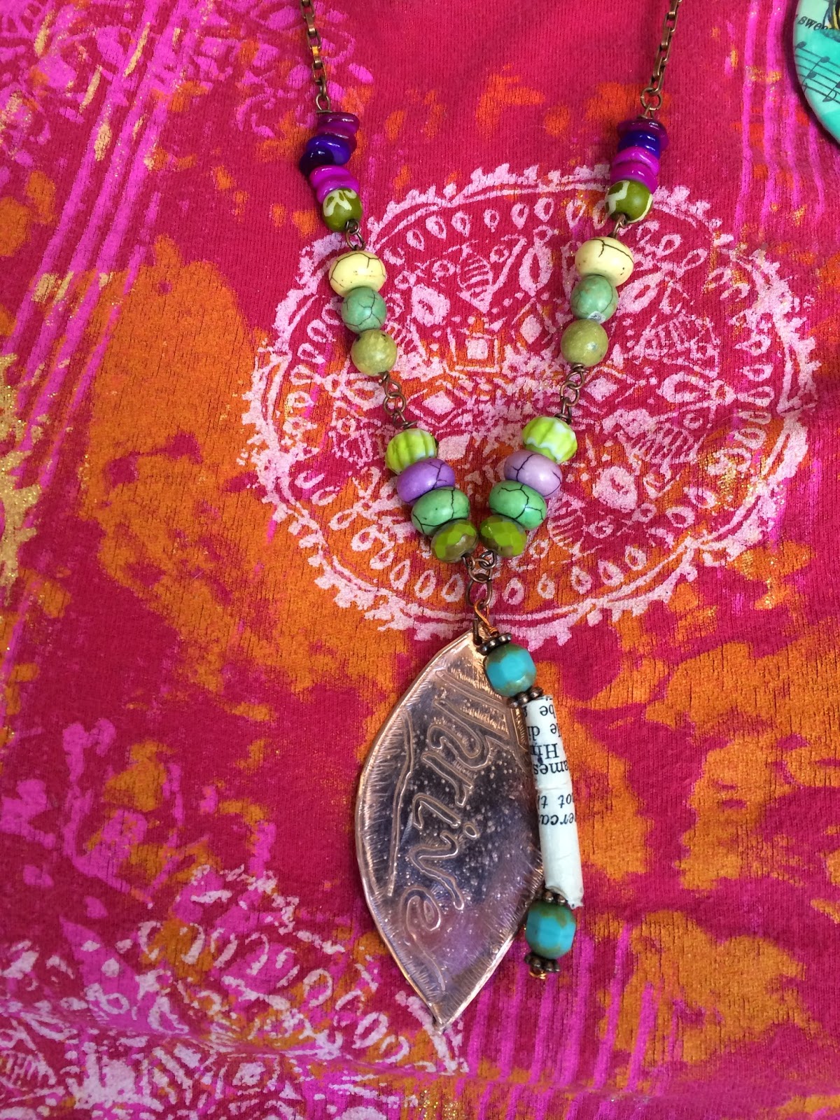 Mojoy: Making etched copper pendants and custom necklaces!