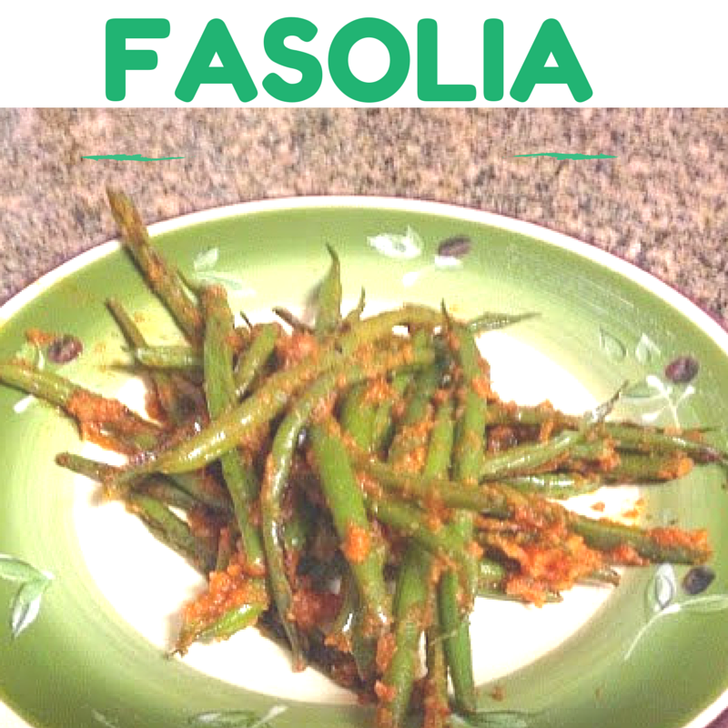 Gluten Free A-Z : Fasolia - Saucy Greek Green Beans