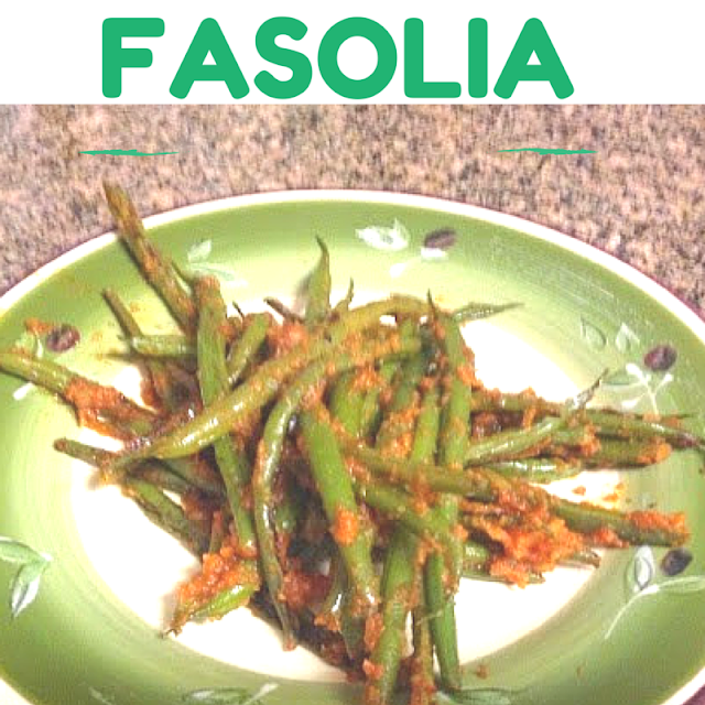 Gluten Free A-Z : Fasolia - Saucy Greek Green Beans