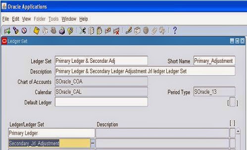 Oracle Applications: Oracle Secondary Ledger Accounting Setups and Usage