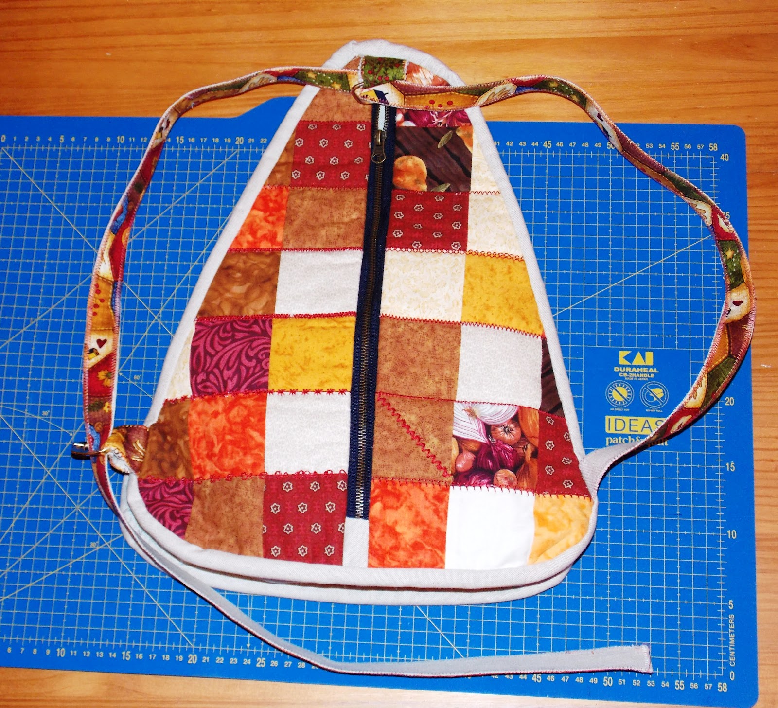 Mochila Patchwork de cuadritos | Patchwork Isabel González