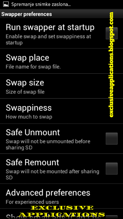 Exclusive Applications: Expanding RAM on android devices