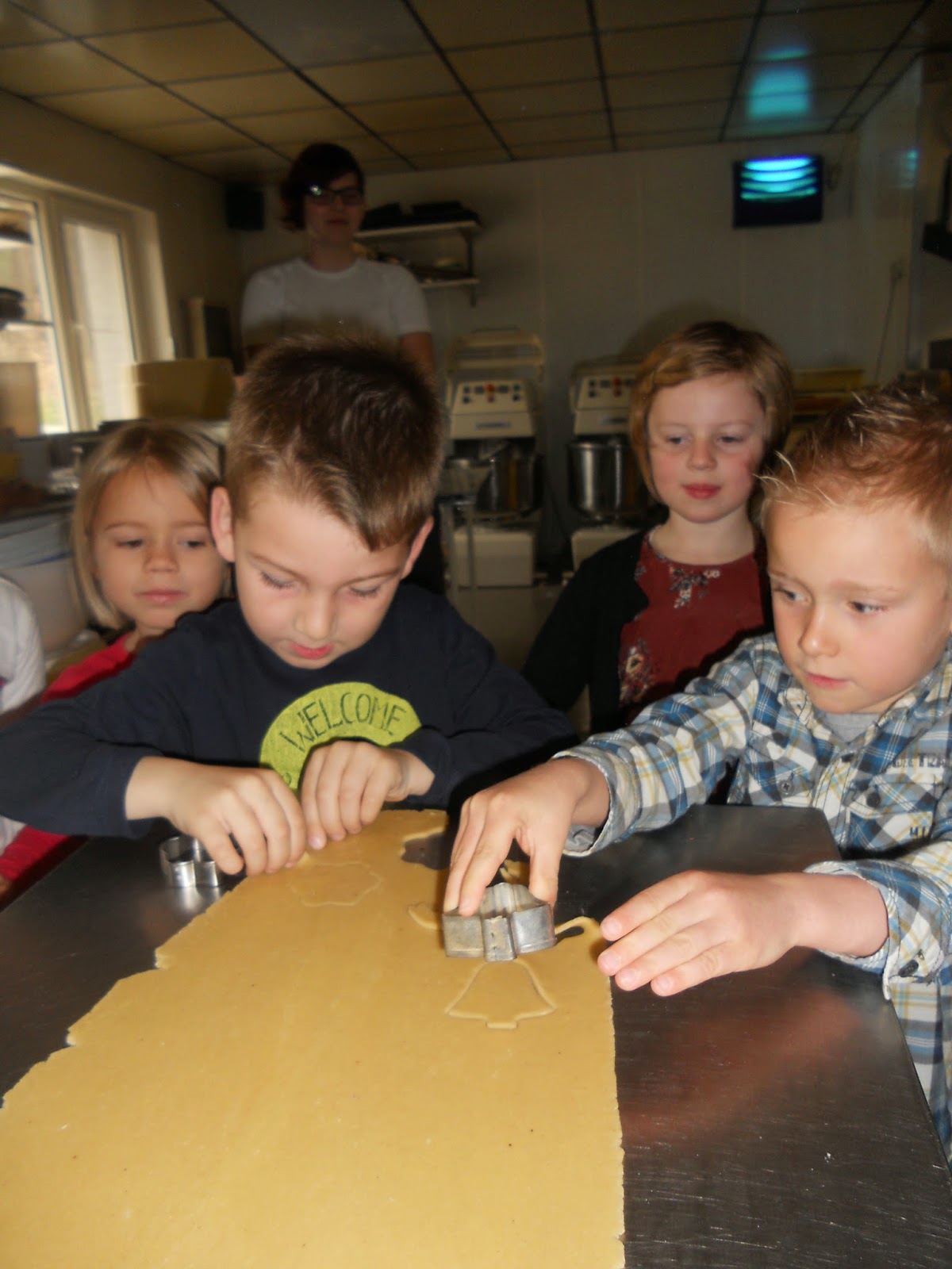 Tweede en derde kleuterklas van GVB Den Hulst (Testelt): "De bakker"
