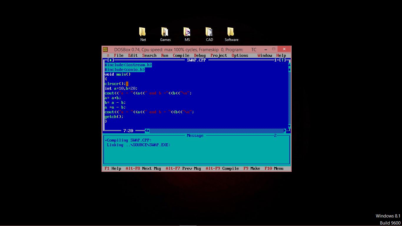 C++: Swapping two values without a temporary variable - Control + Info C++: Swapping two values without a temporary variable - Control + Info
