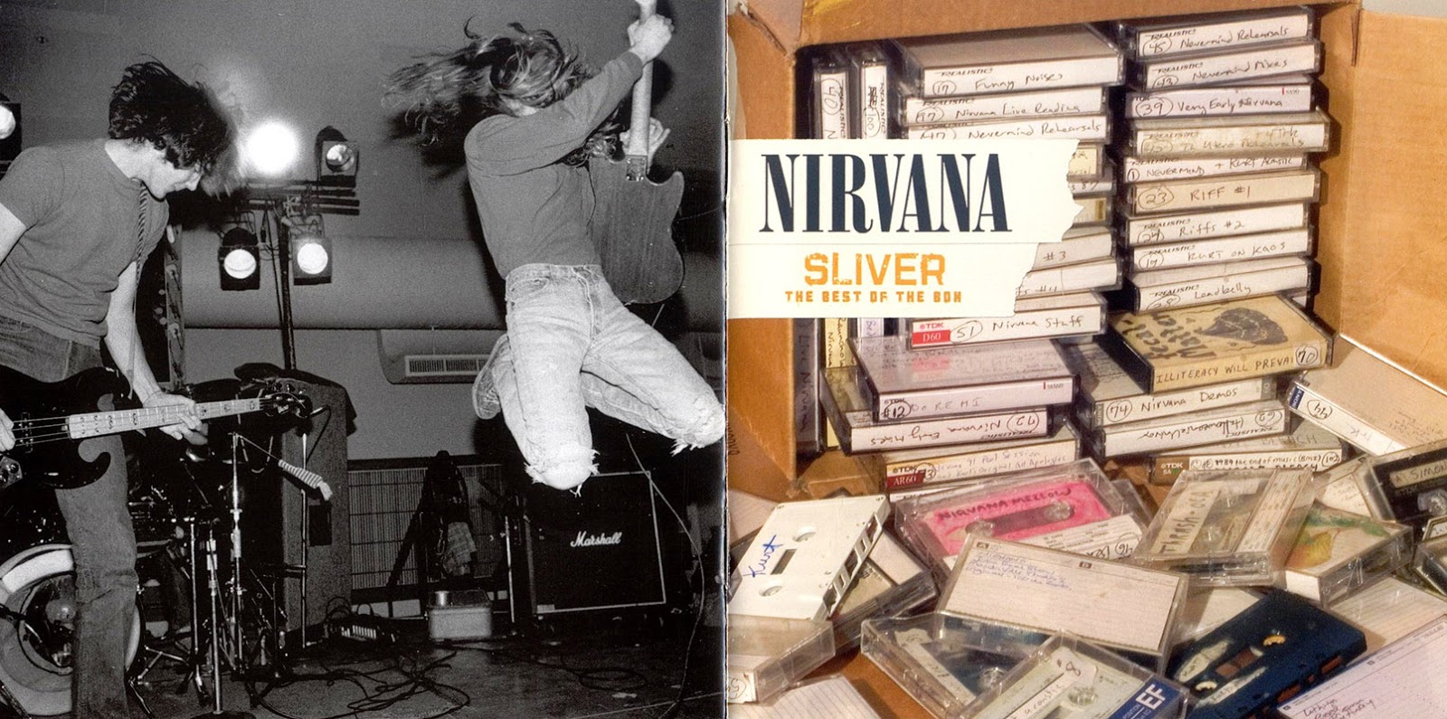 Encarte: Nirvana - Sliver: The Best Of The Box - Encartes Pop